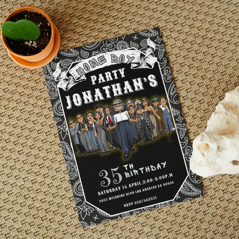 Customizable Cholo Birthday Invitation (digital Download) - Etsy