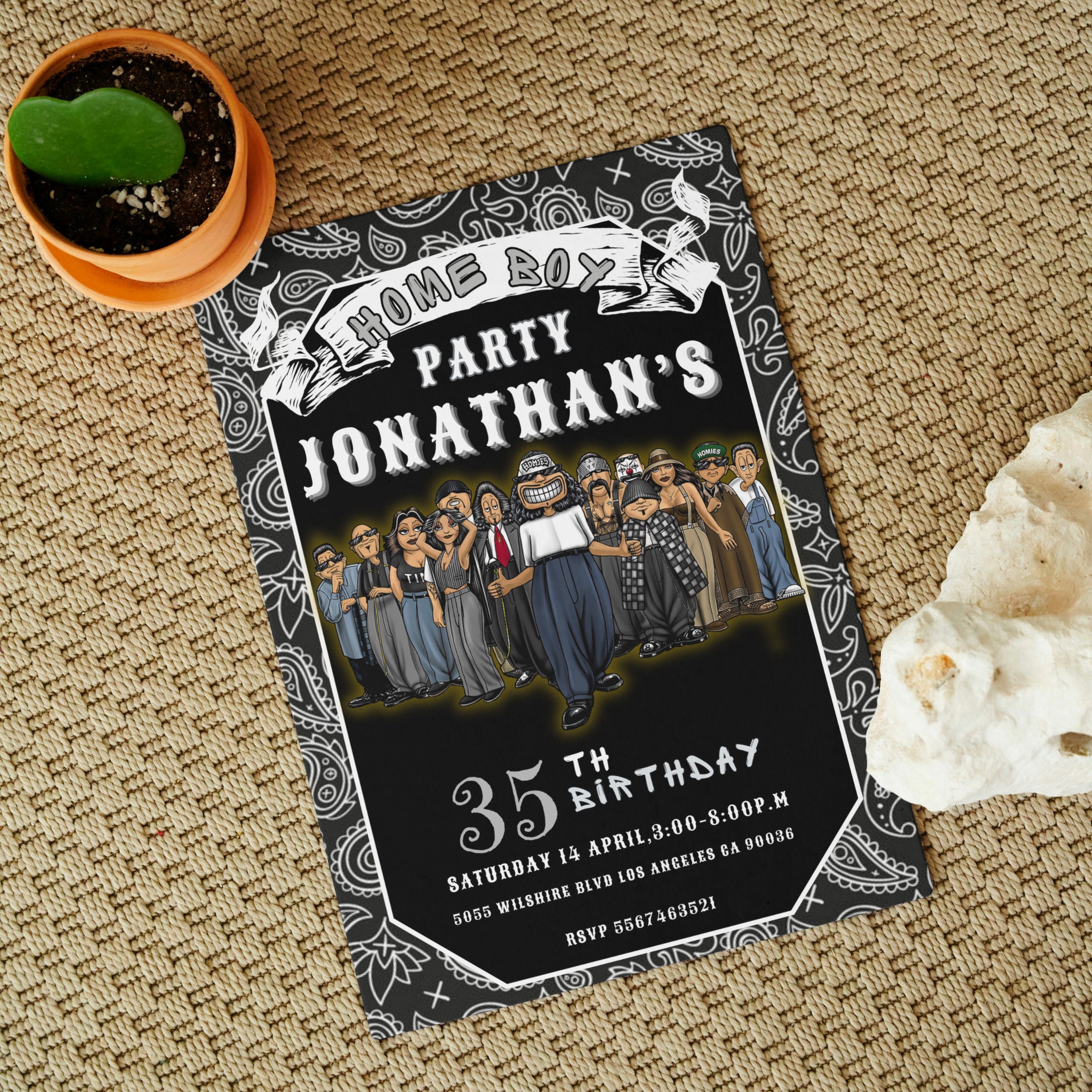 Customizable Cholo Birthday Invitation (digital Download) - Etsy
