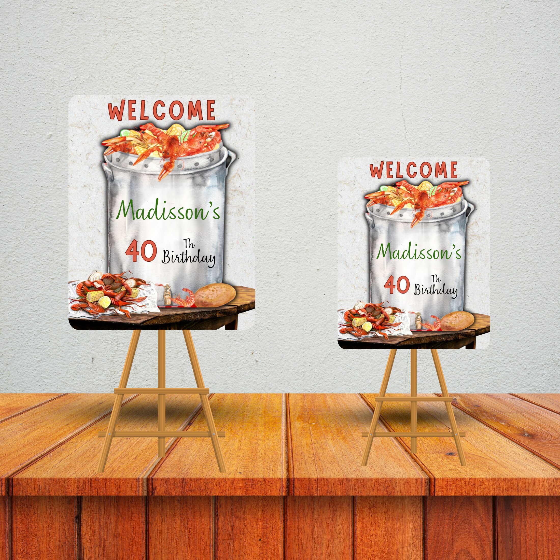 Editable Gumbo Welcome Sign Custom Printable Gumbo Template Poster ...