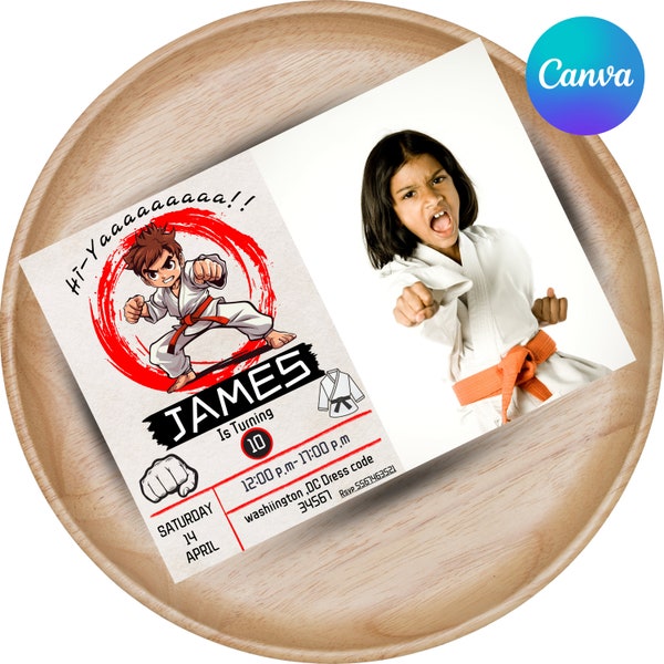 Karate Birthday Card - Etsy