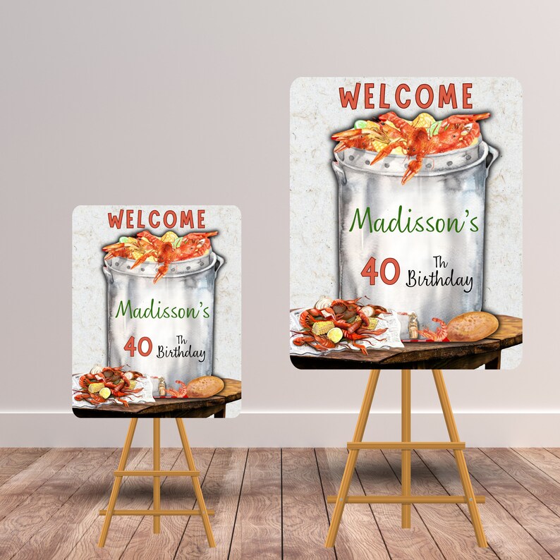 Editable Gumbo Welcome Sign Custom Printable Gumbo Template Poster ...