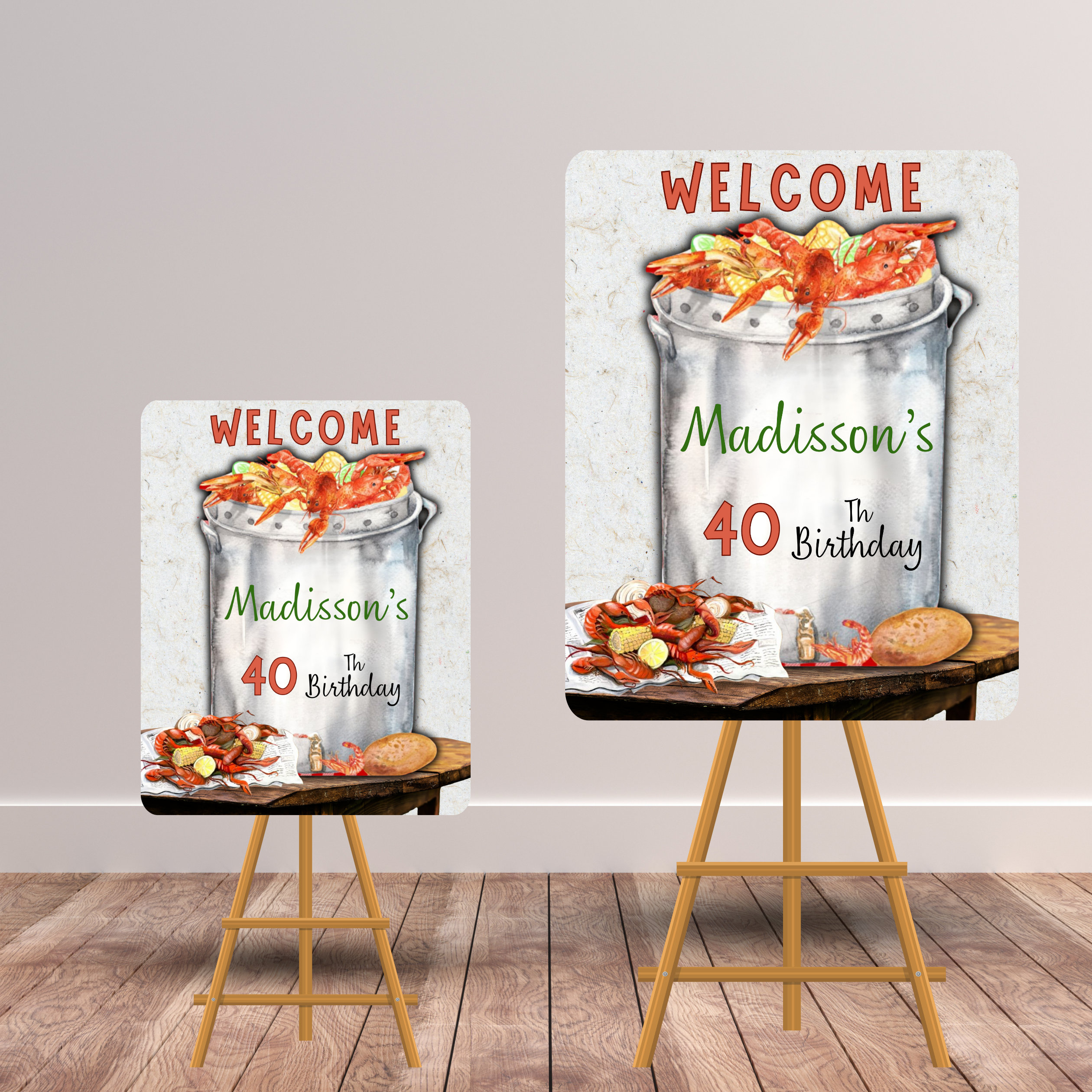 Editable Gumbo Welcome Sign Custom Printable Gumbo Template Poster ...