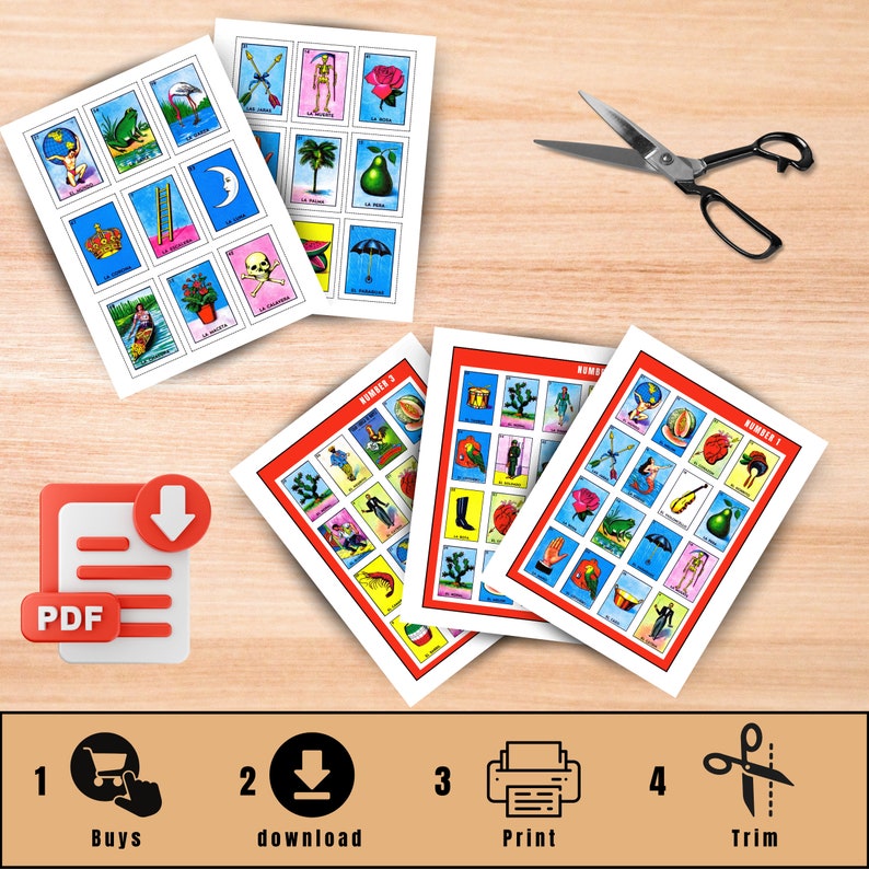 Loteria Invitation Template - Loteria Invitation - Customizable Loteria Invitation - Lottery ...