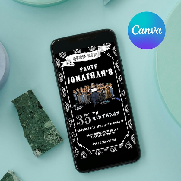 Homie Birthday Invitation - Etsy