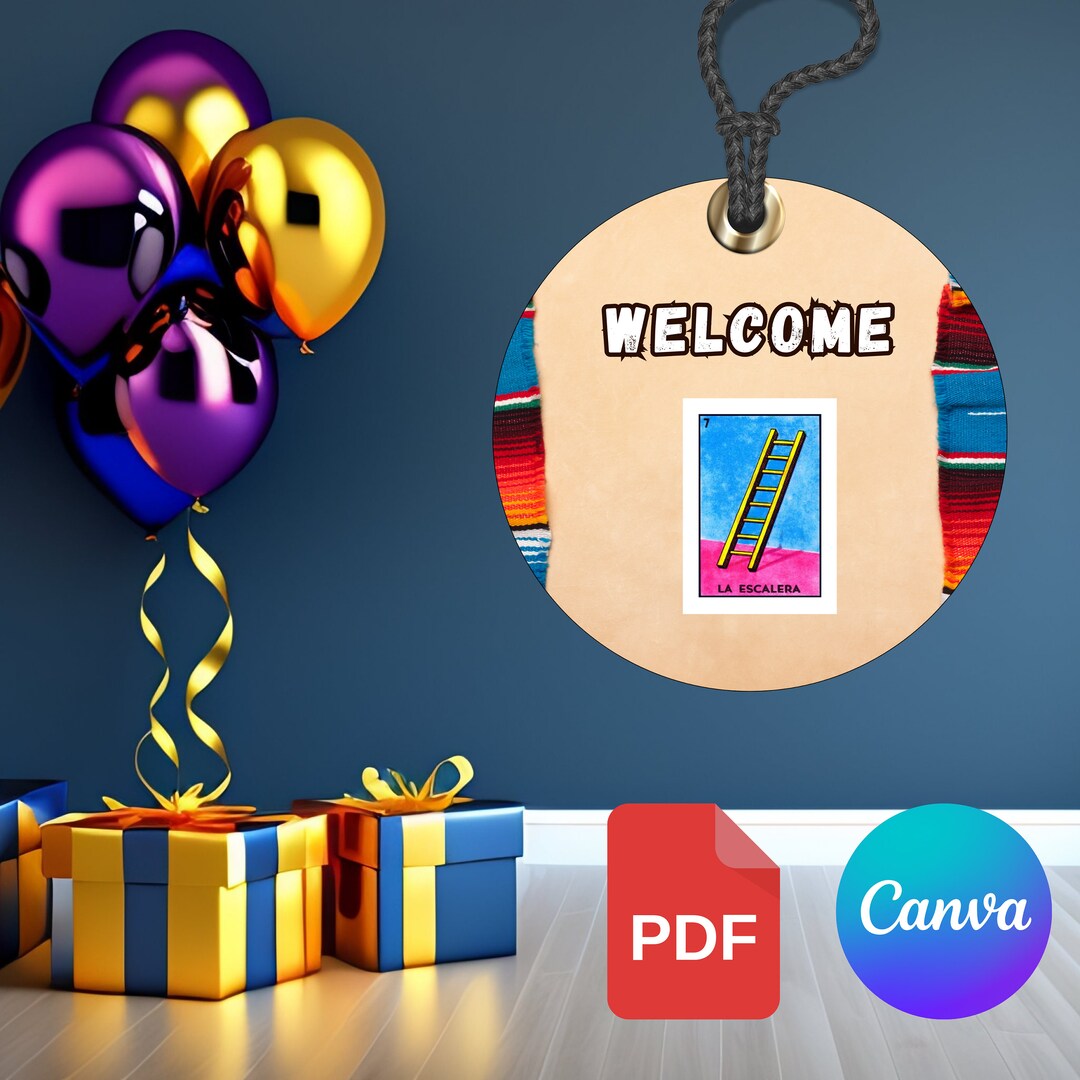 Loteria Party Editable Thank You Card Loteria Game Birthday Thank You ...