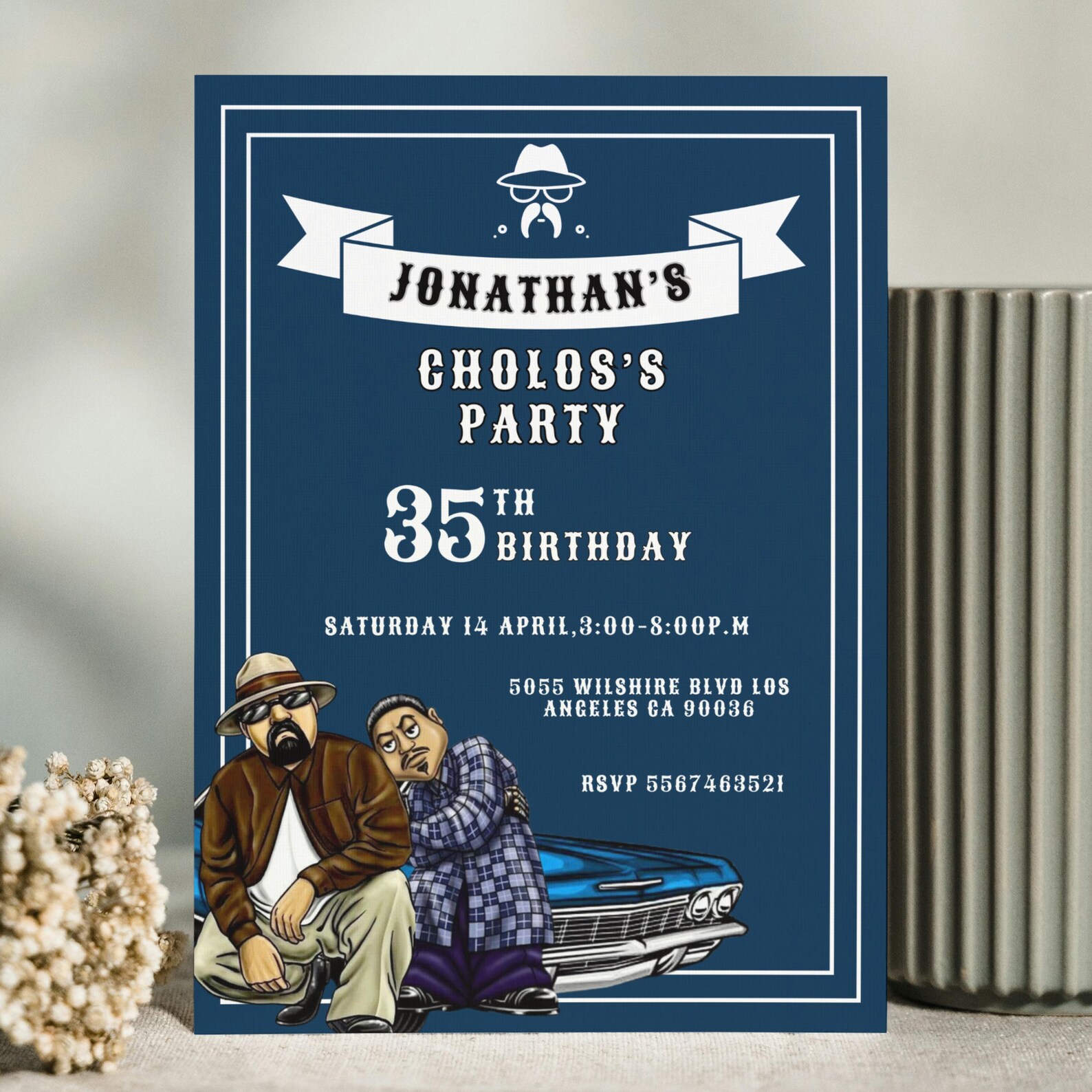 Cholo Birthday Invitation, Customizable Digital Invitation With Cholo ...