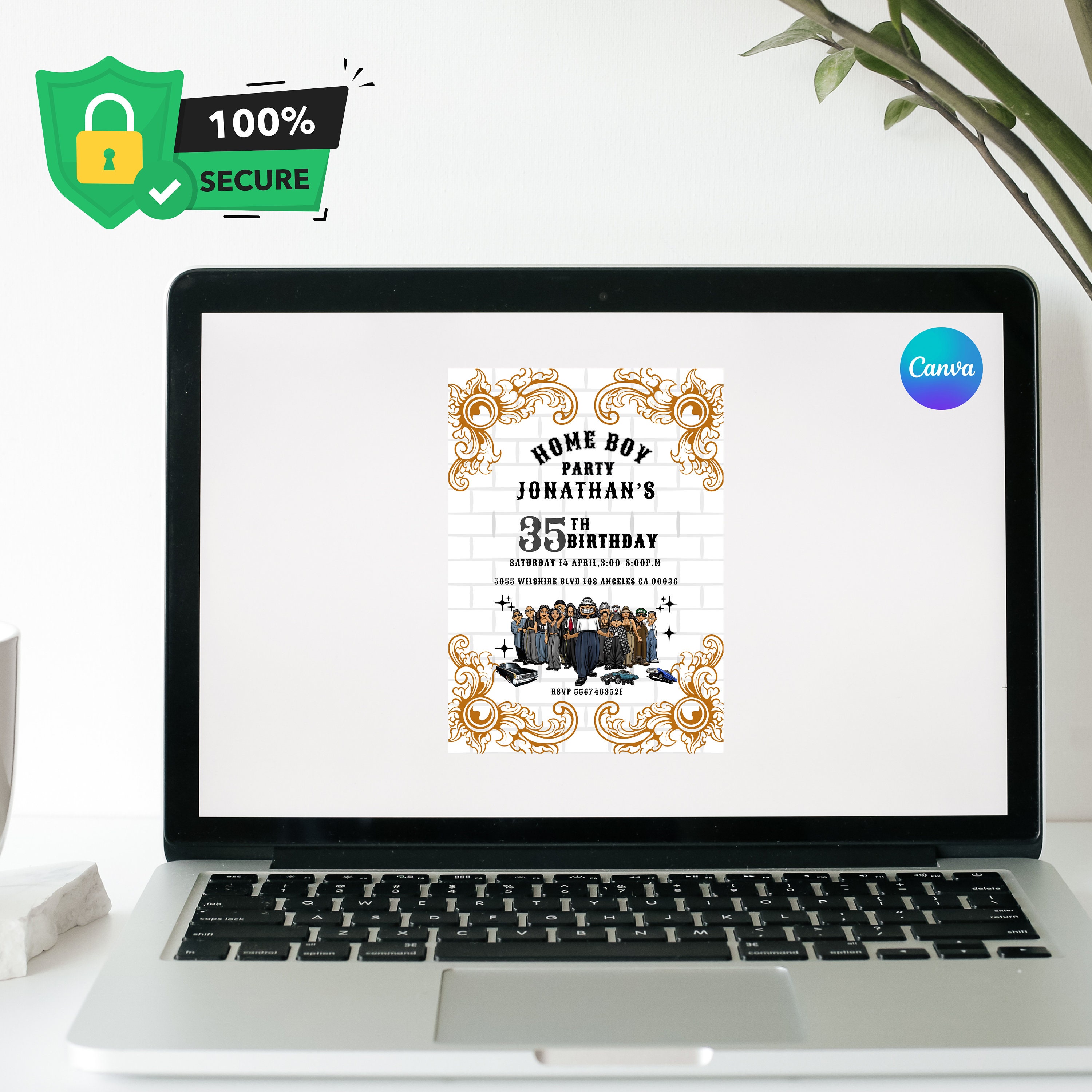 Customizable Digital Invitation With Cholo Theme Cholo Birthday ...