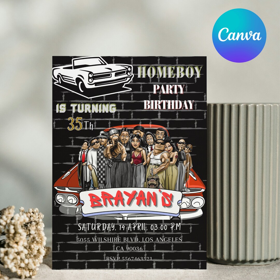 Cholo Invitation - Cholo Birthday Invitation - Cholo Theme Party ...