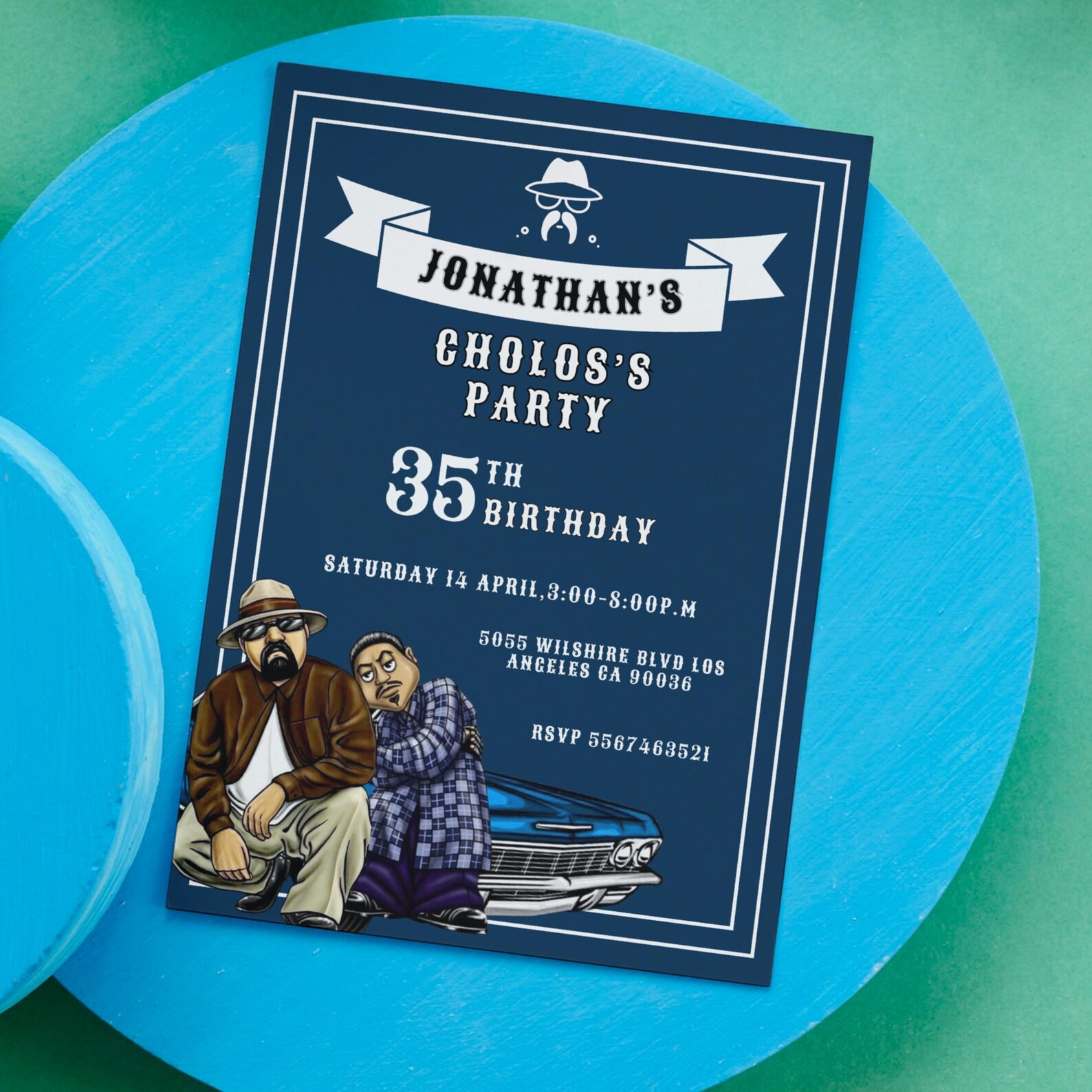 Cholo Birthday Invitation, Customizable Digital Invitation With Cholo ...