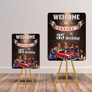 Welcome Sign for Birthday Party Welcome Sign for Cholos Party Editable ...