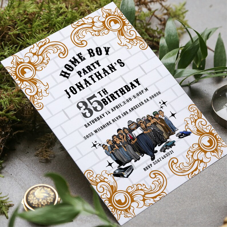 Customizable Digital Invitation With Cholo Theme Cholo Birthday ...