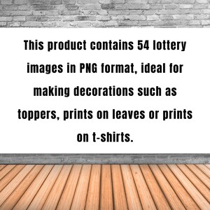 54 Lottery Cards to Print on Cups, Toppers, Caps or T-shirts, Printable ...