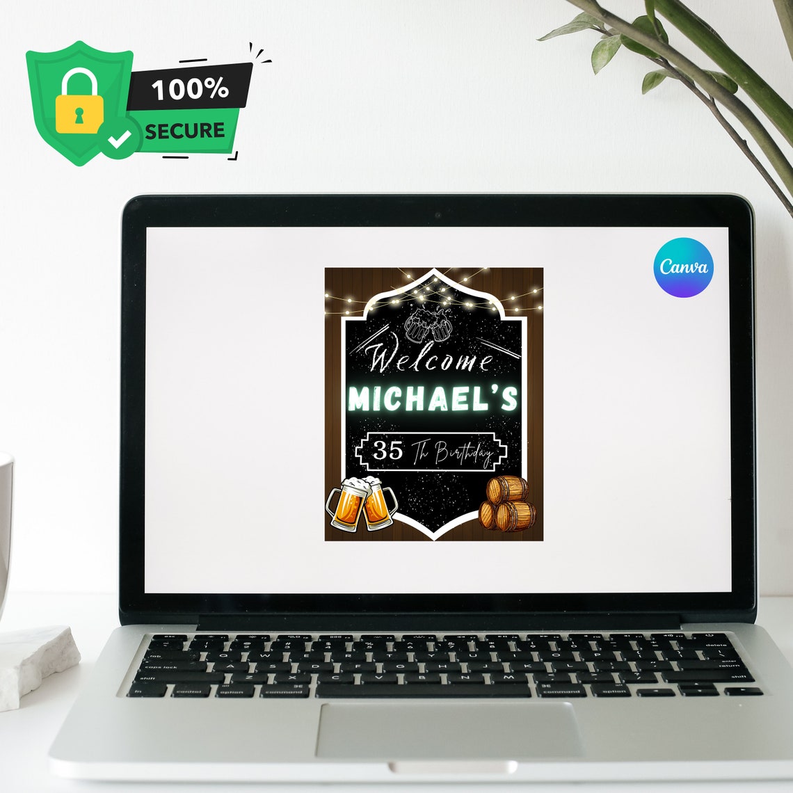 Editable Brewery Welcome Sign Custom Printable Brewery Template Poster ...