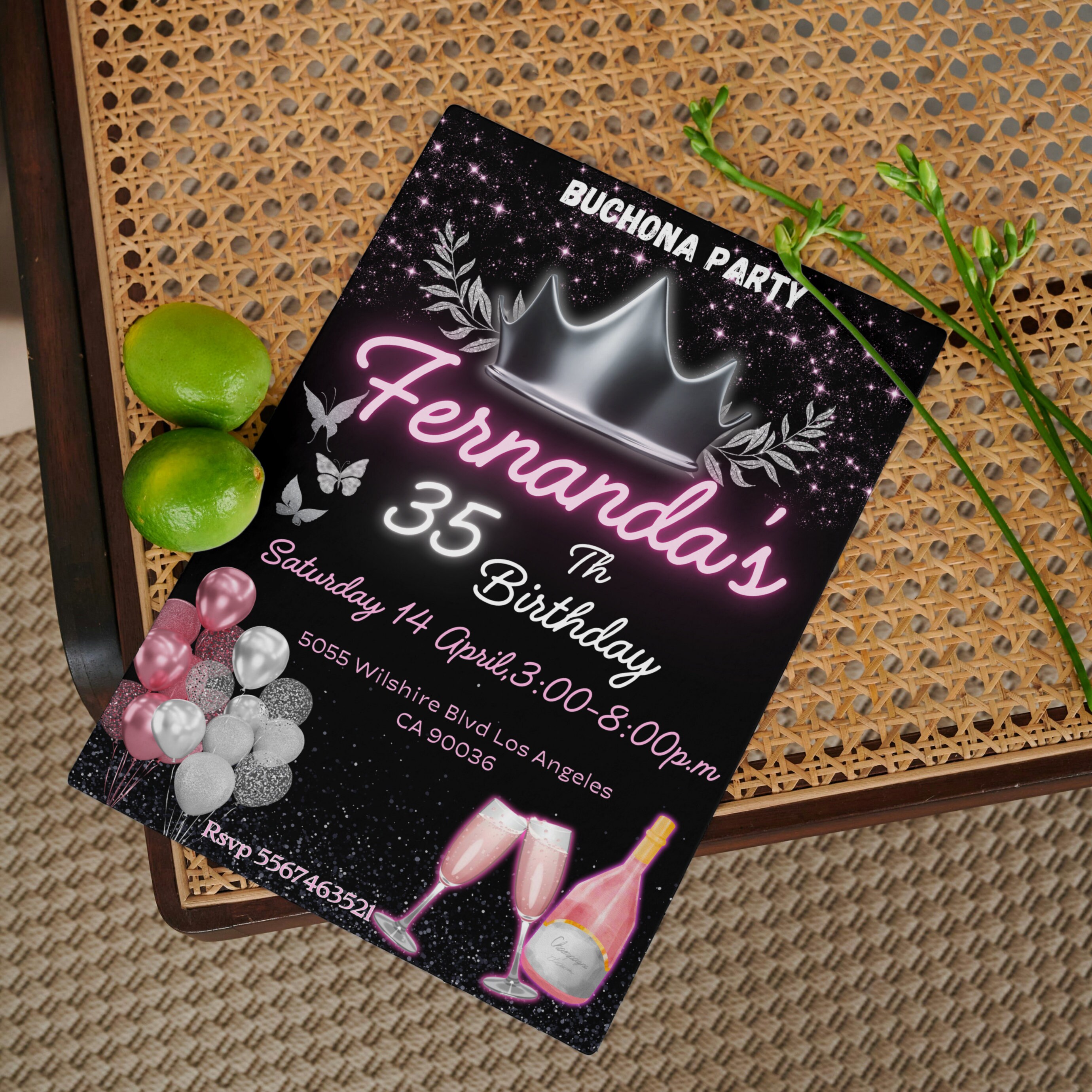 Buchona Invitation Buchona Party Buchona Invitation Birthday Card for ...