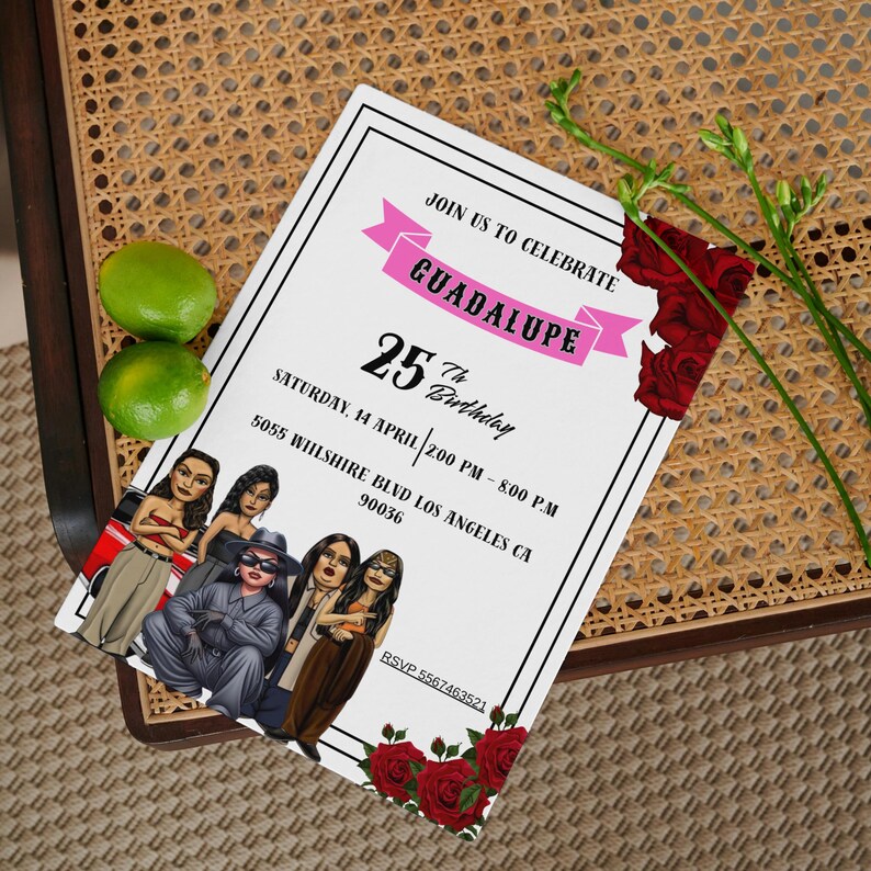 Chola Invitation Cholo Invitation Cholo Birthday Invitation Cholo Theme ...