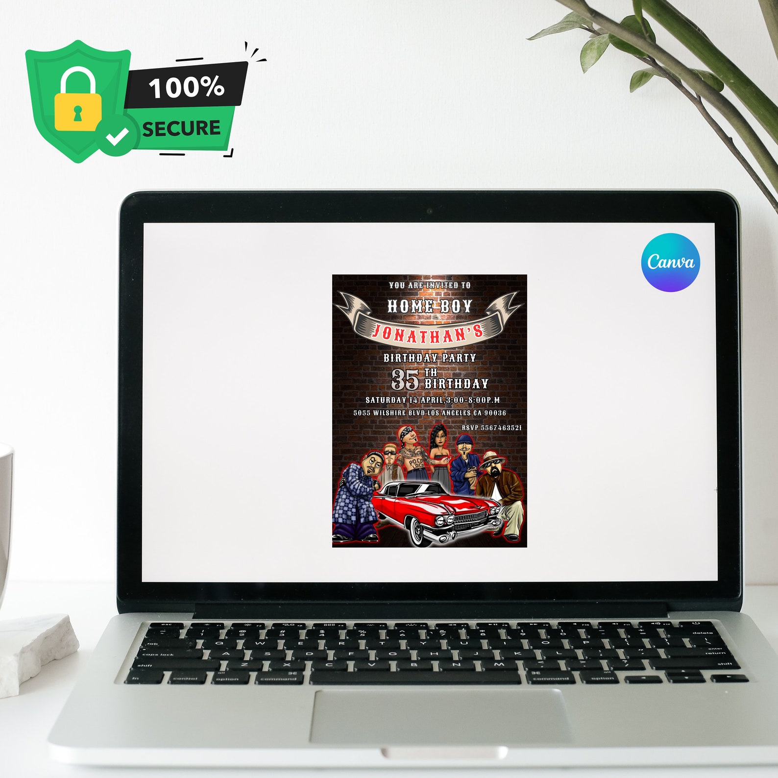 Customizable Digital Invitation With Cholo Theme Cholo Birthday ...