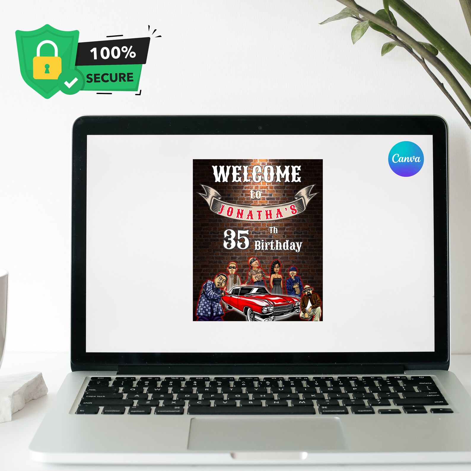 Welcome Sign for Birthday Party Welcome Sign for Cholos Party Editable ...