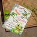 Frog Birthday Invitation - Frog Themed Birthday Invitation - Invitation ...