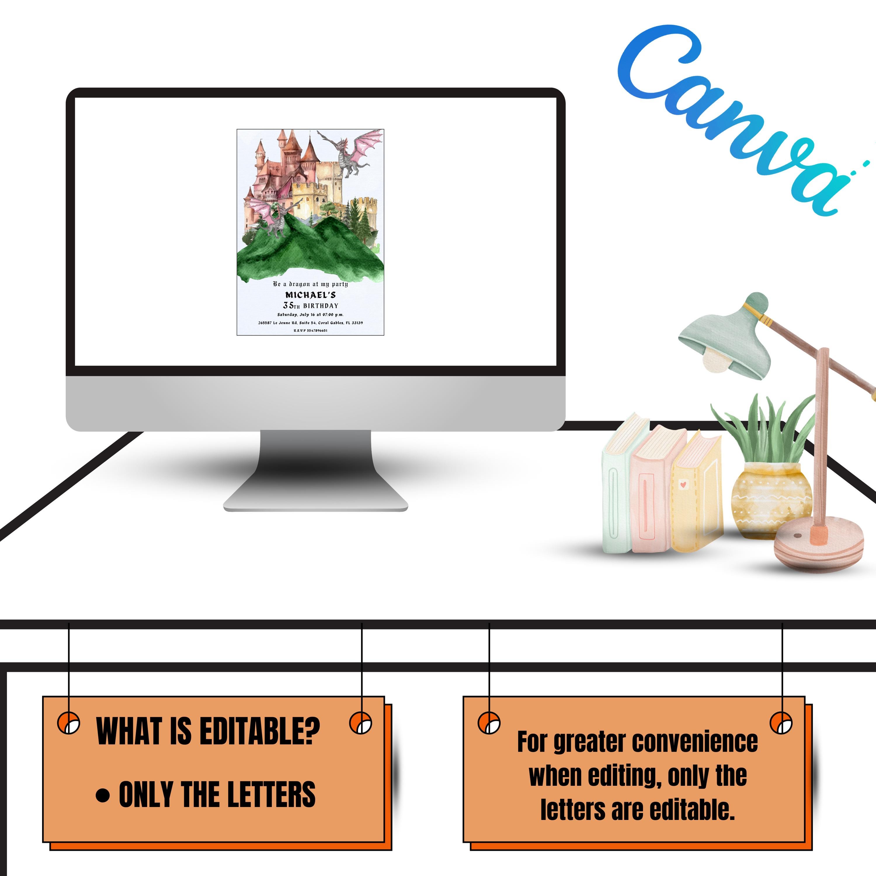 Medieval Birthday Invitation Medieval Birthday Card Medieval Birthday ...