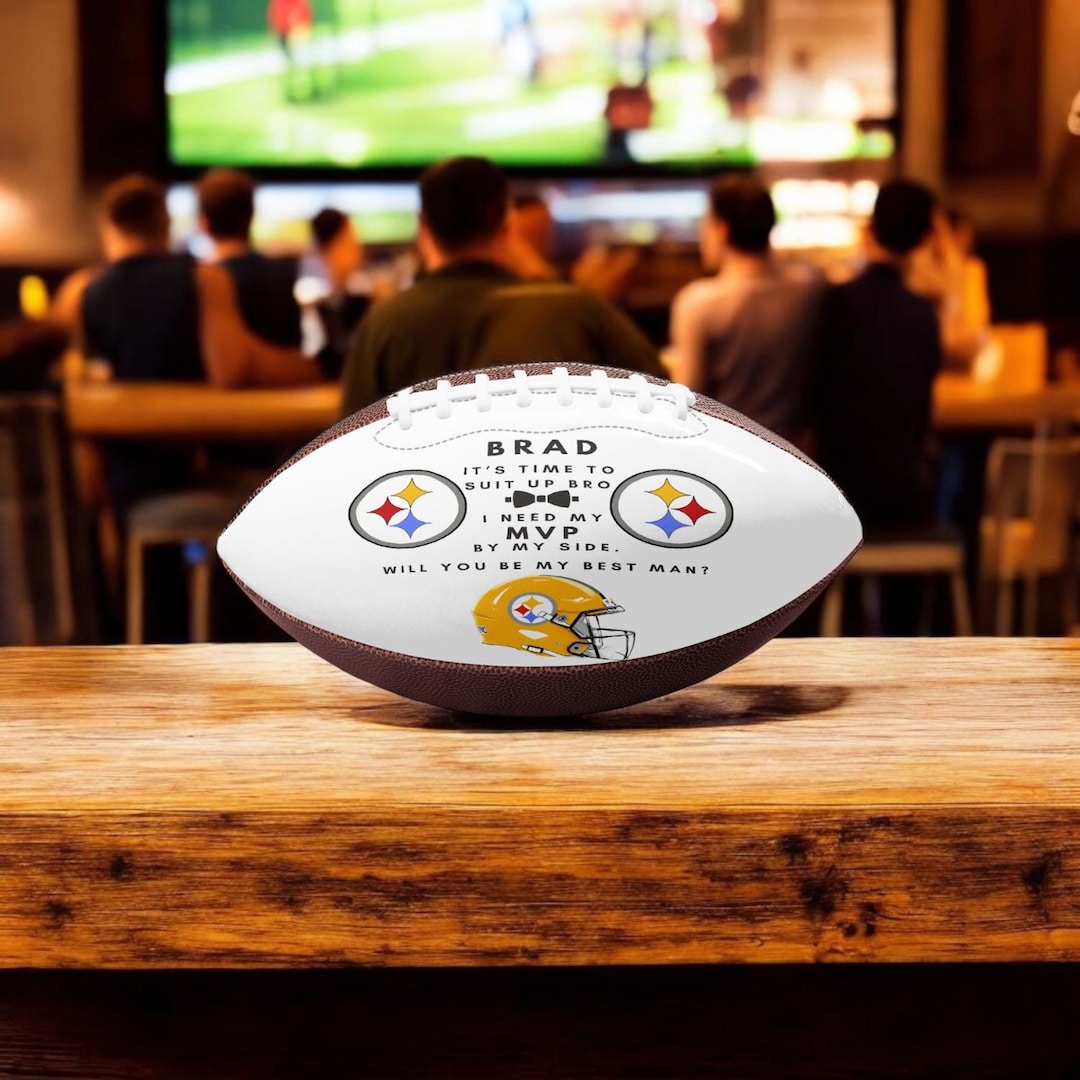 Best Man Proposal Football, Best Man Proposal Idea, Ring Bearer ...