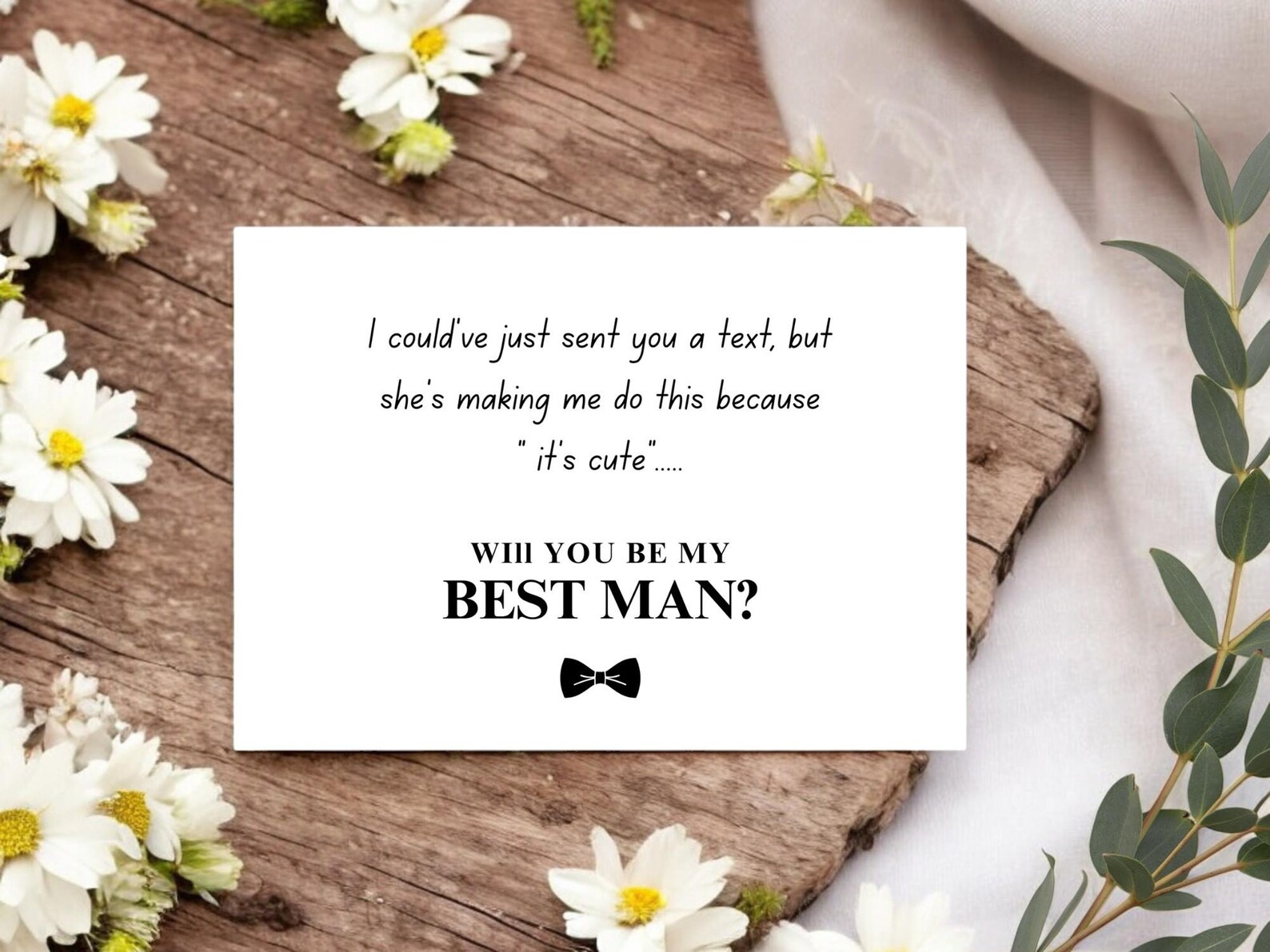 Groomsman Proposal Card: Editable Canva Template (digital Download) - Etsy