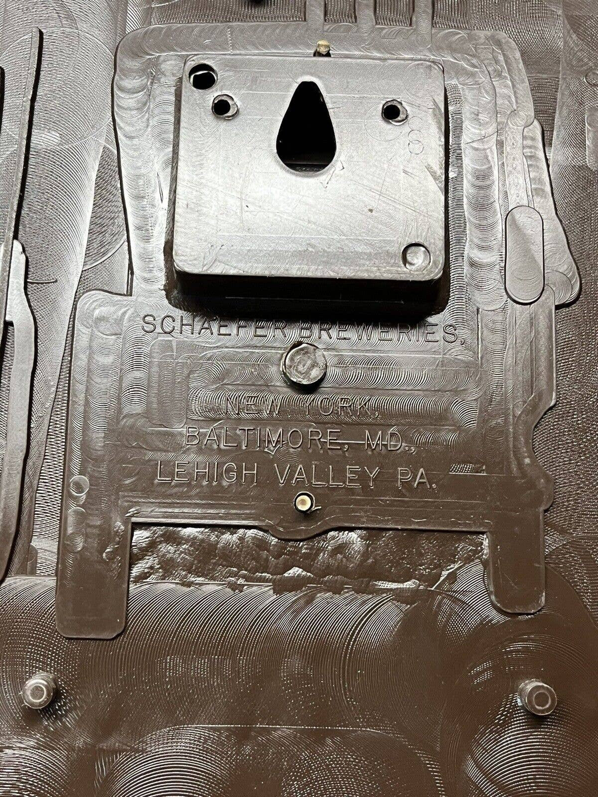 Rare Vintage Schaefer Beer Sign 20 1/2x12 Plastic With Wood Look COLD ...