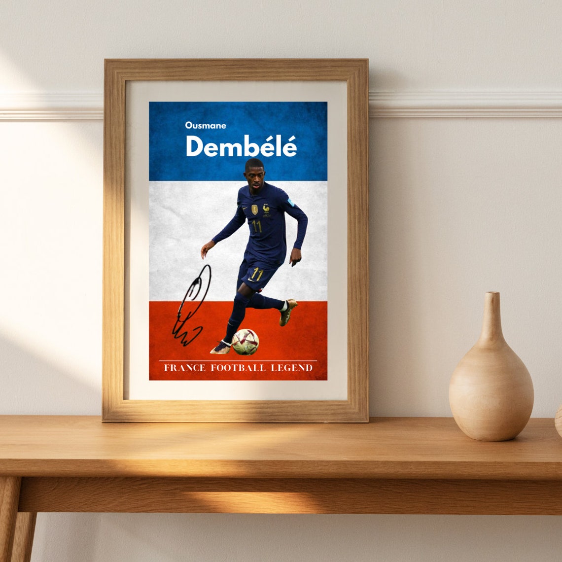 OUSMANE DEMBELE POSTER France Soccer Legend Football Walkpaper Soccer ...