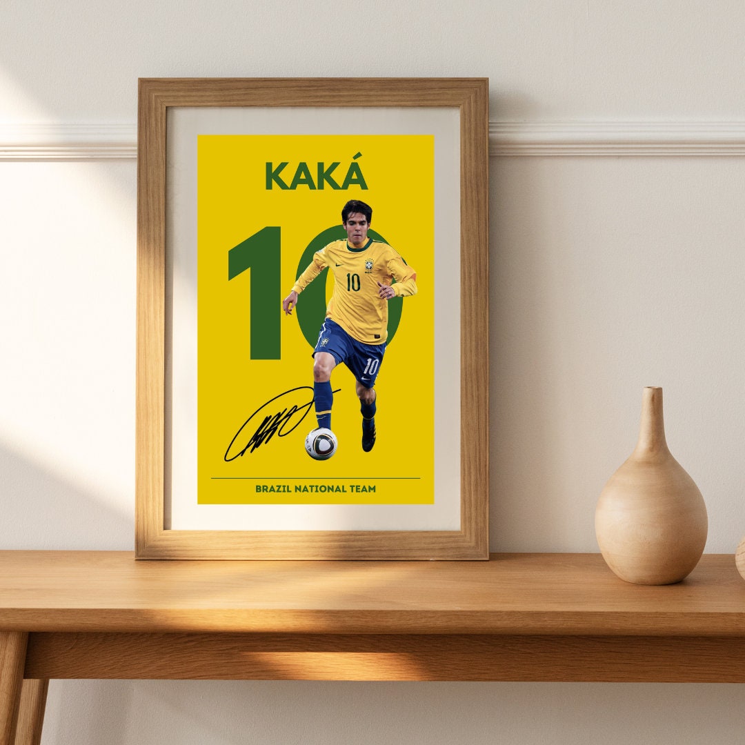 KAKA POSTER, Brazilian National Soccer Team, Soccer Deco, Football Walk ...