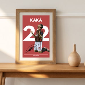 KAKA POSTER / Equipo De Fútbol AC Milan / Soccer Deco / Football Walk ...