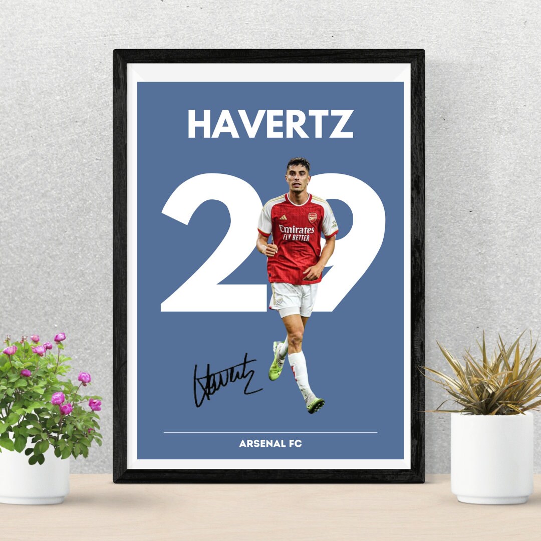 KAI HAVERTZ POSTER | Arsenal Soccer Player | Football Walkpaper ...