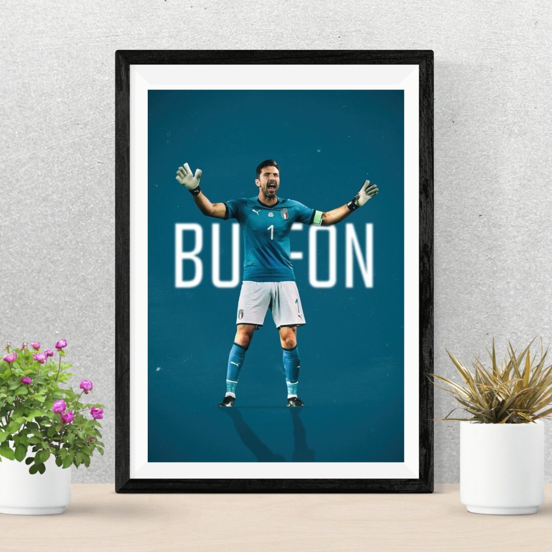 Gianluigi Buffon Poster | Italy Football Team Tribute | Buffon ...