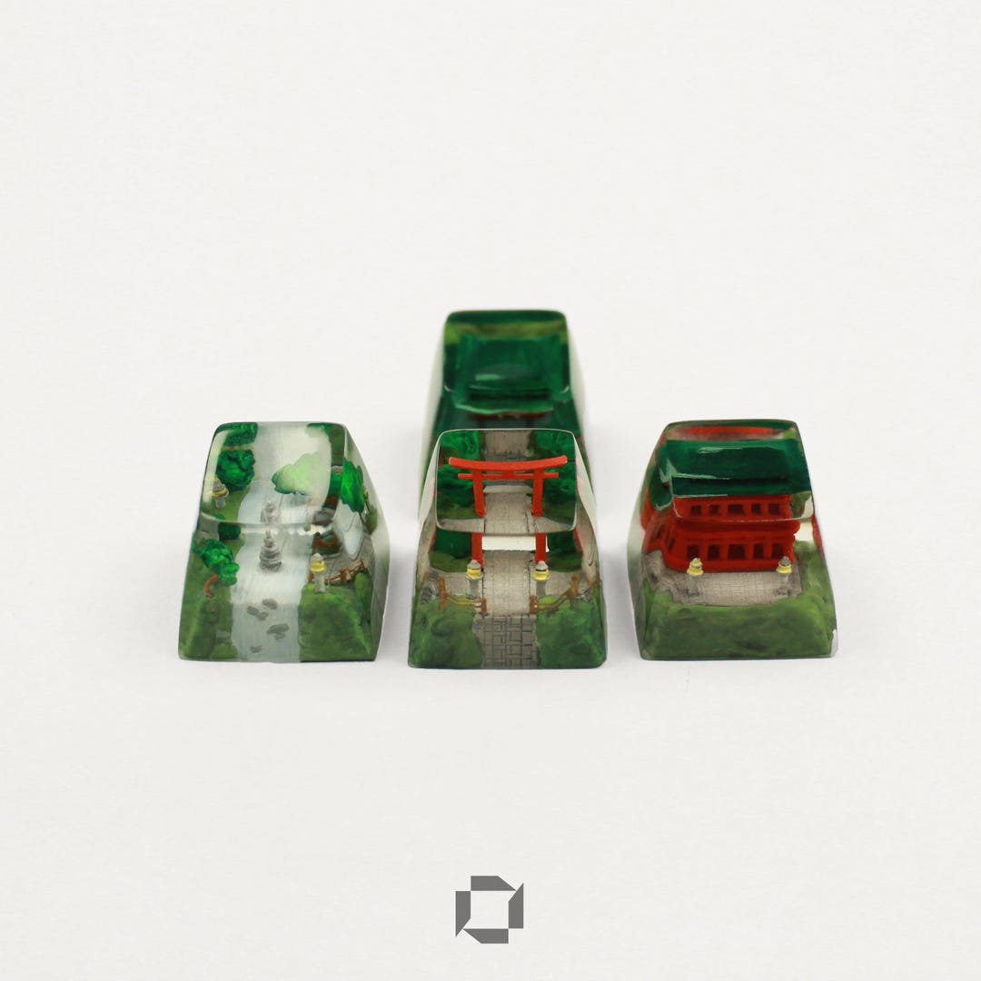 Japanese Temple Set Artisan Keycap - Etsy
