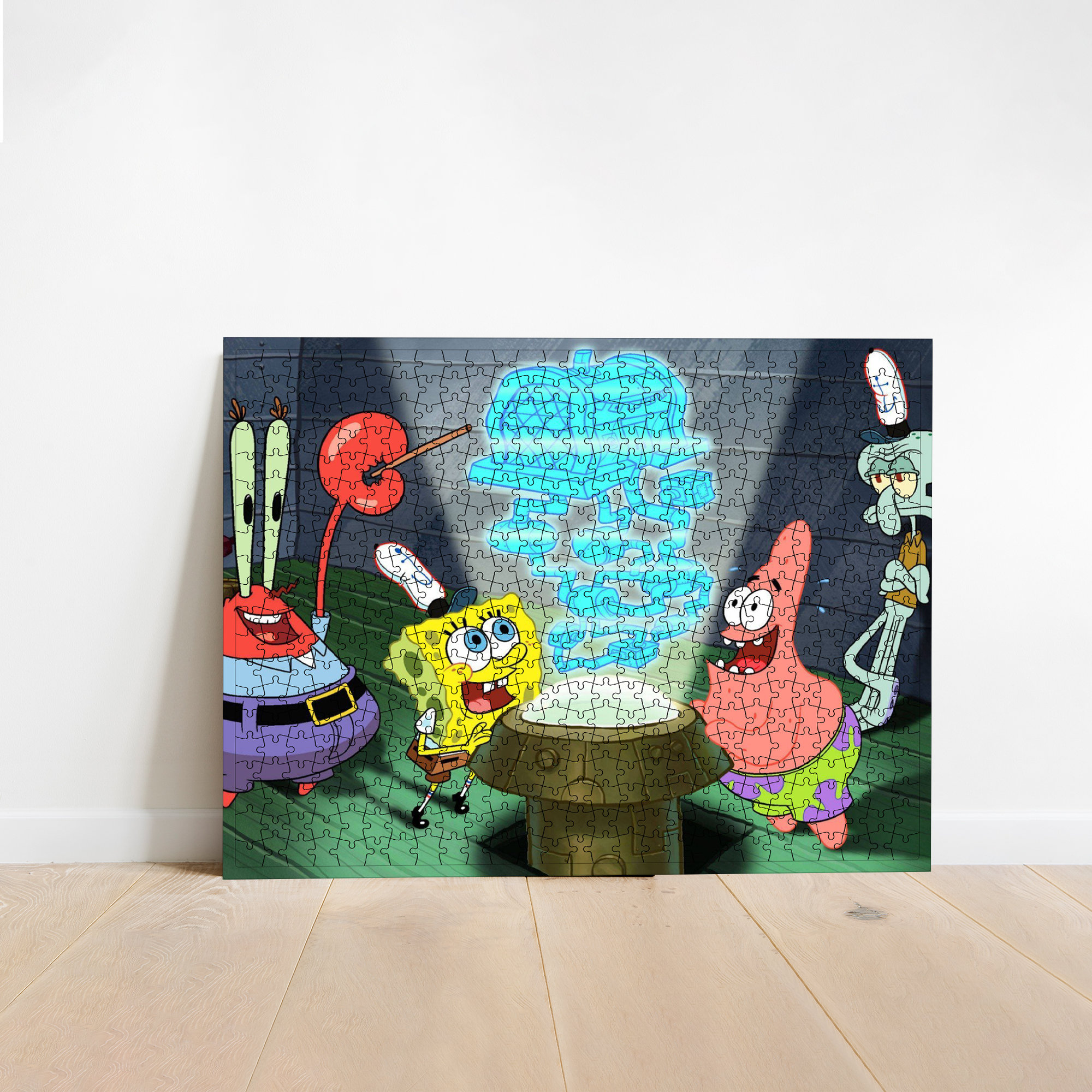 Spongebob Puzzle Birthday Wood Jigsaw Puzzle Puzzle for - Etsy