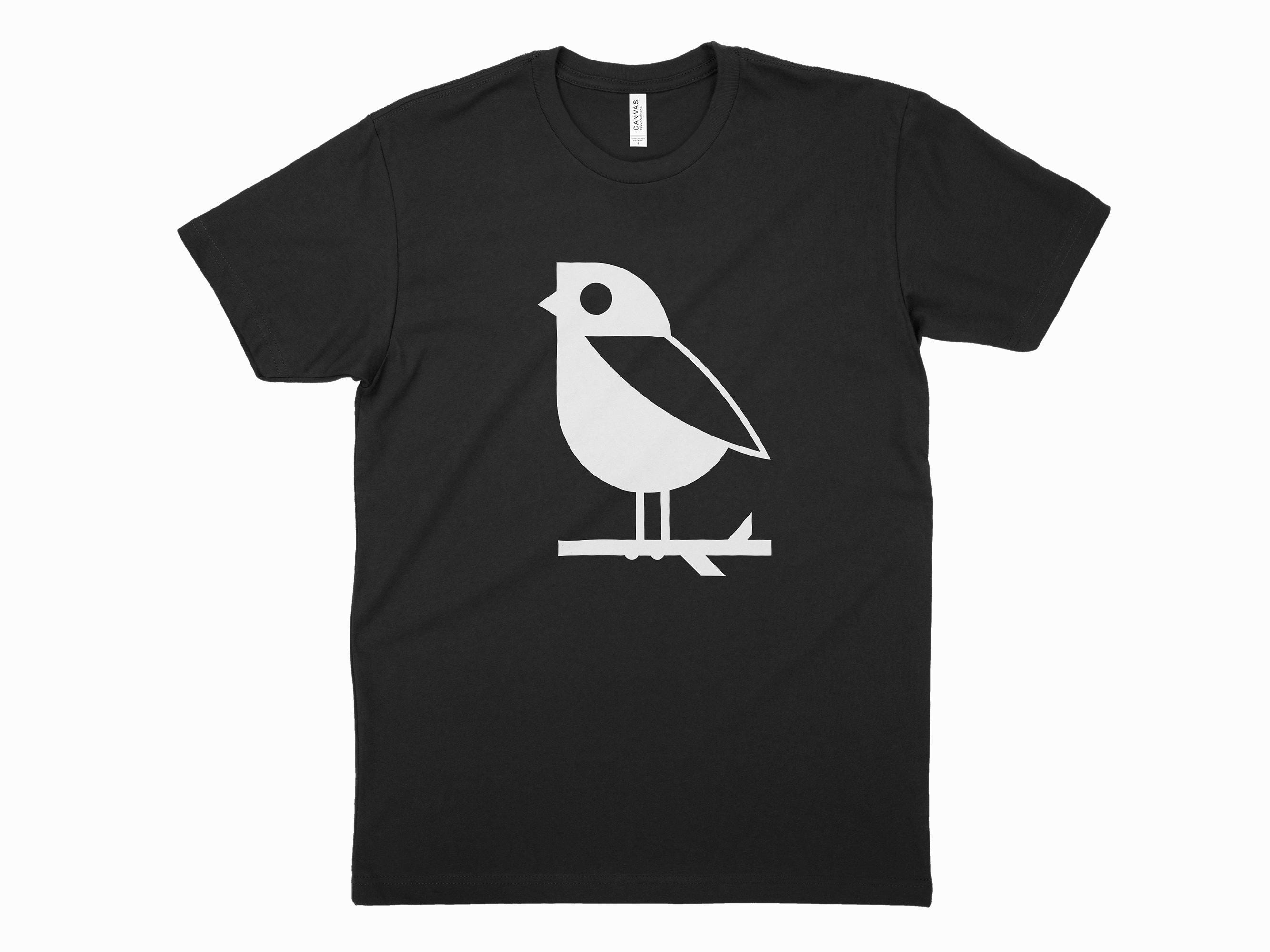 Bird T-shirt - Minimalist Graphic Tee - Gift for Bird Lovers - Etsy