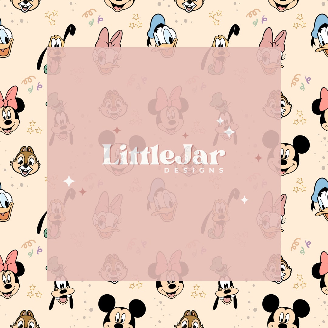 Iconic Friends Seamless Pattern - Etsy