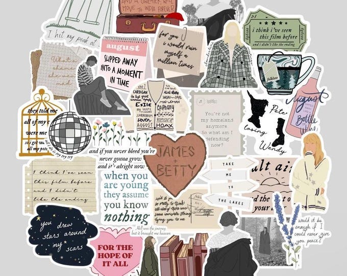 1989 Inspired Sticker Collection - Etsy