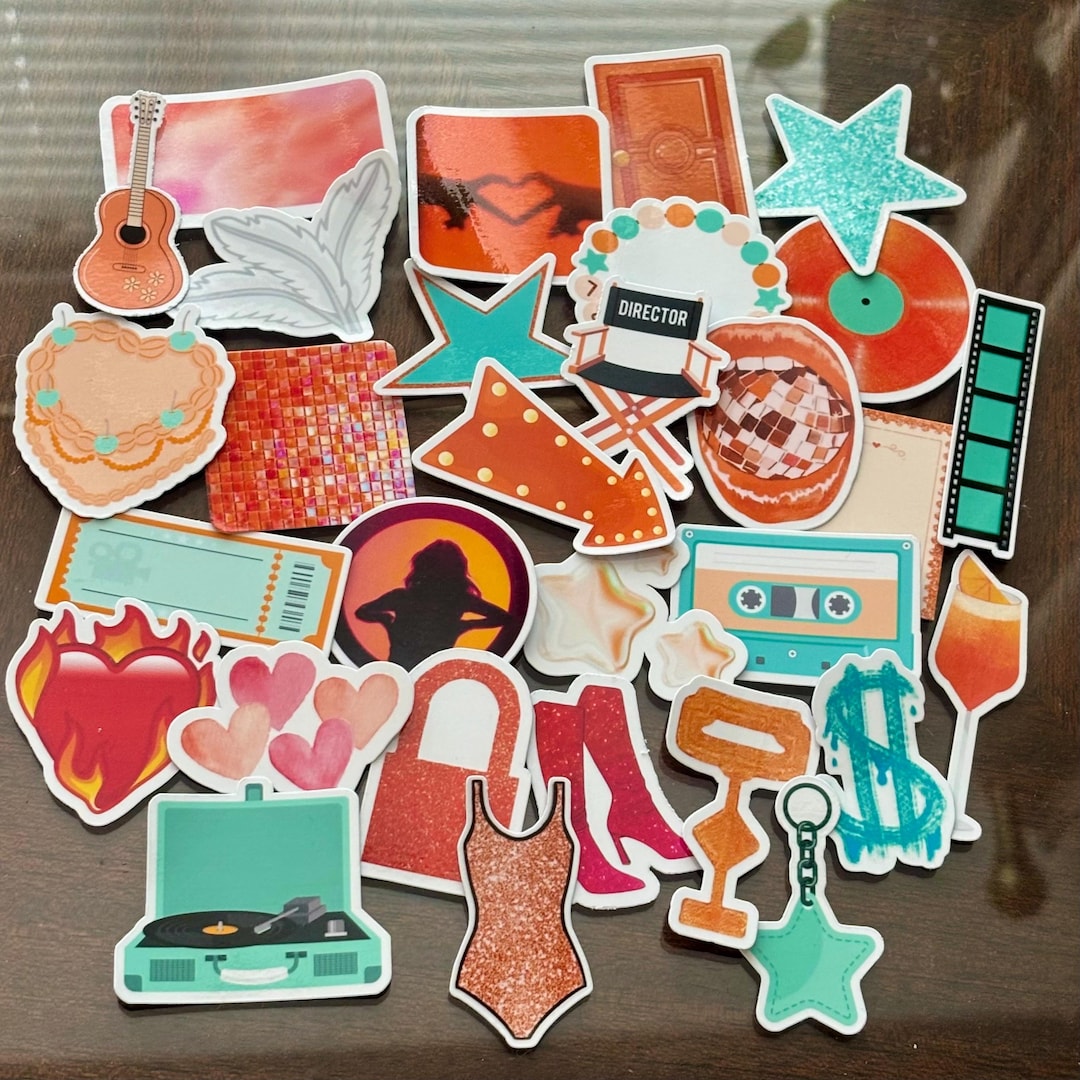 Handmade Stickers Inspired by Showgirl | Pack of 10, 20 or 30 | High ...