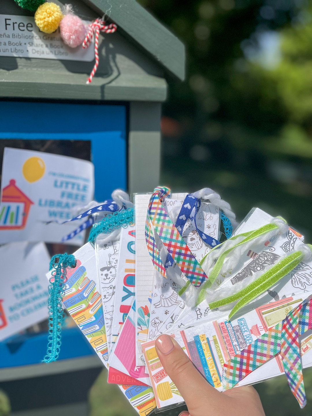 Little Free Library Bookmarks - Etsy