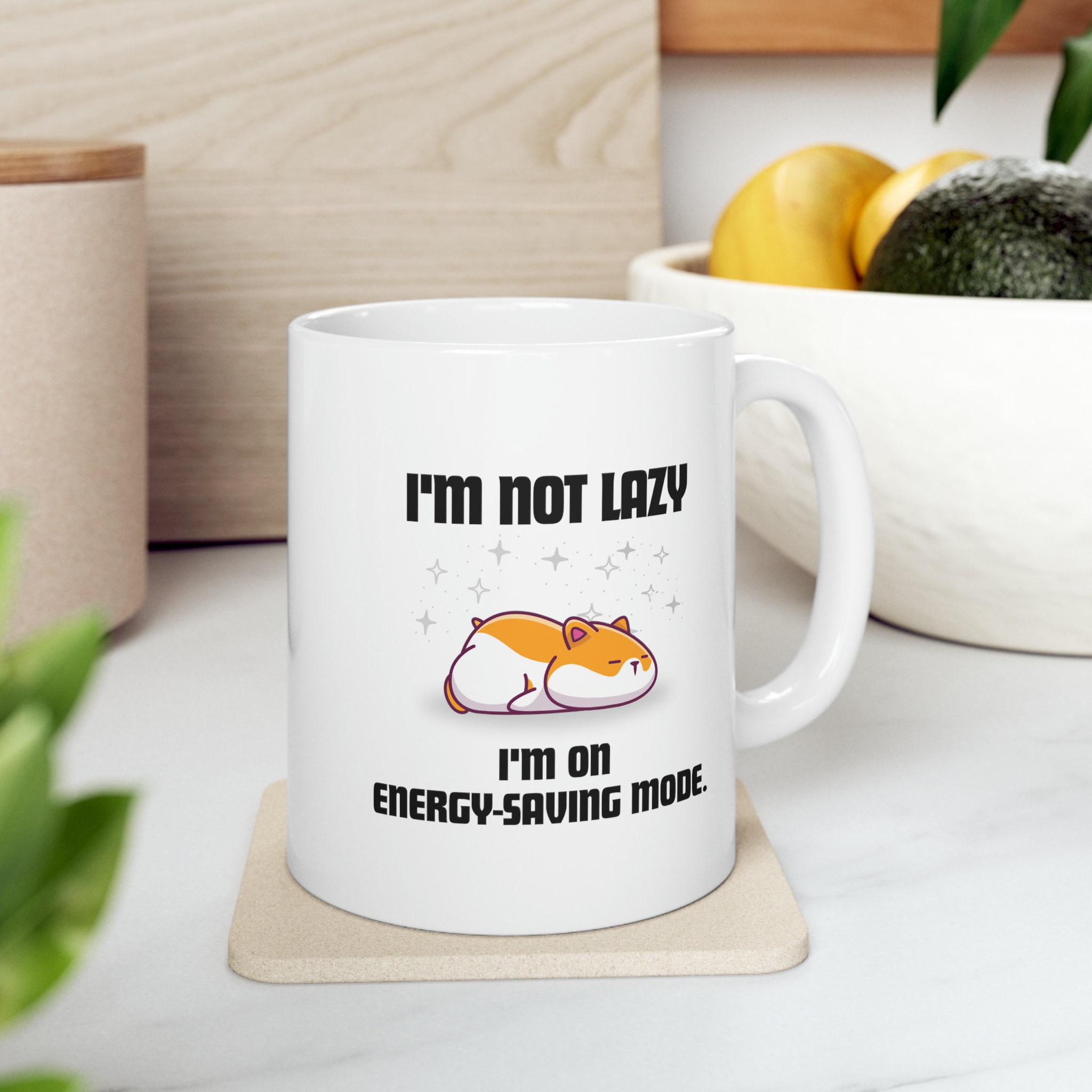 Hamster Coffee Mug, Lazy Sleeping Hamster, Cute Gift Idea, Hand Drawn ...