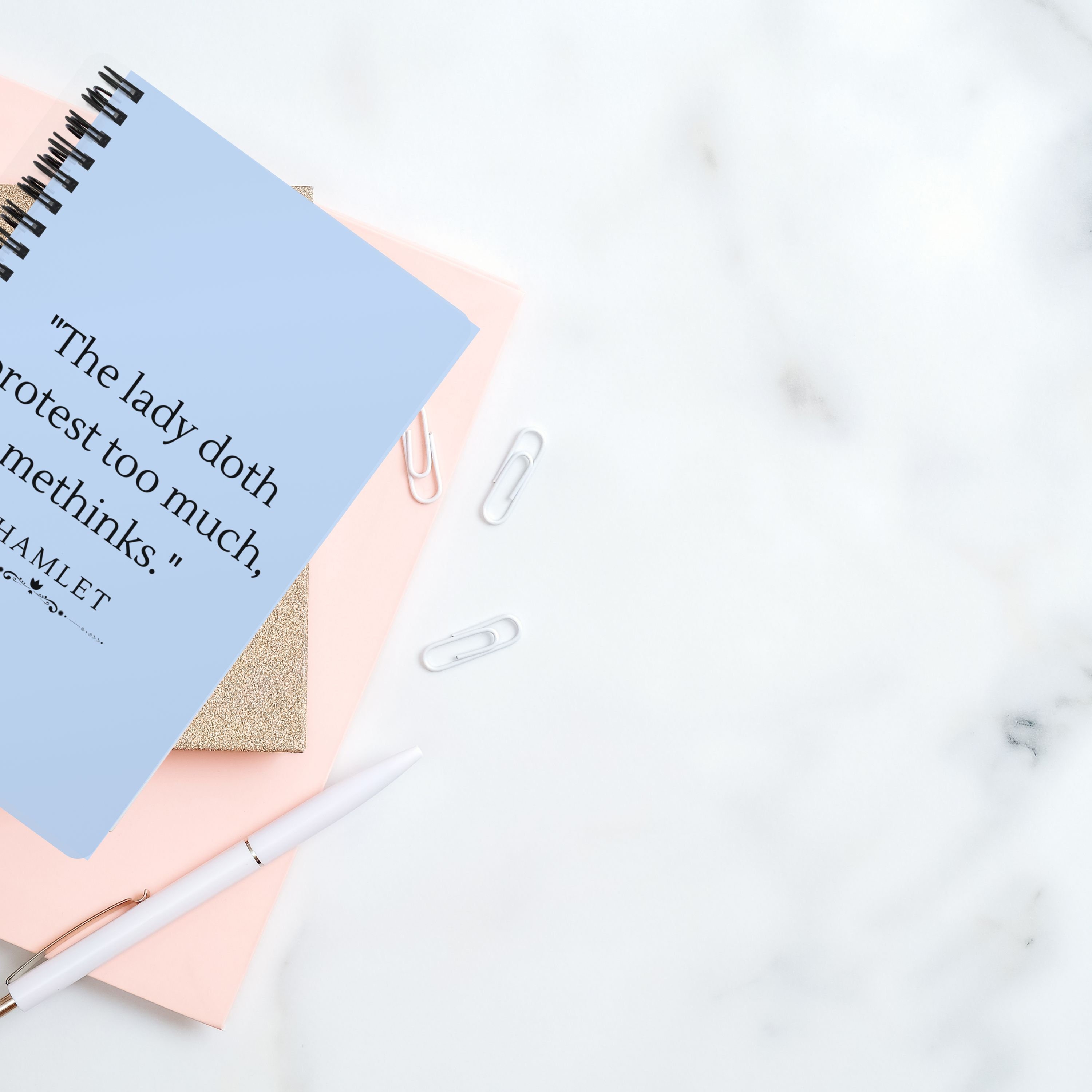 The Lady Doth Protest Too Much, Methinks Hamlet Quote, Literature ...