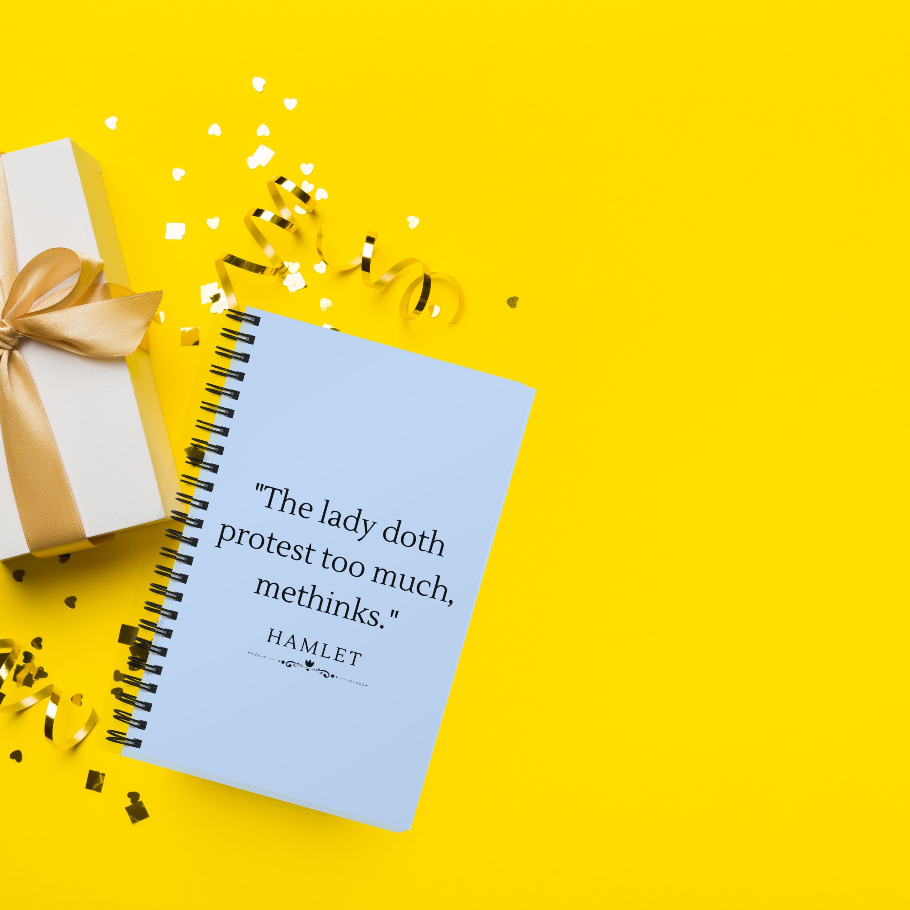 The Lady Doth Protest Too Much, Methinks Hamlet Quote, Literature ...