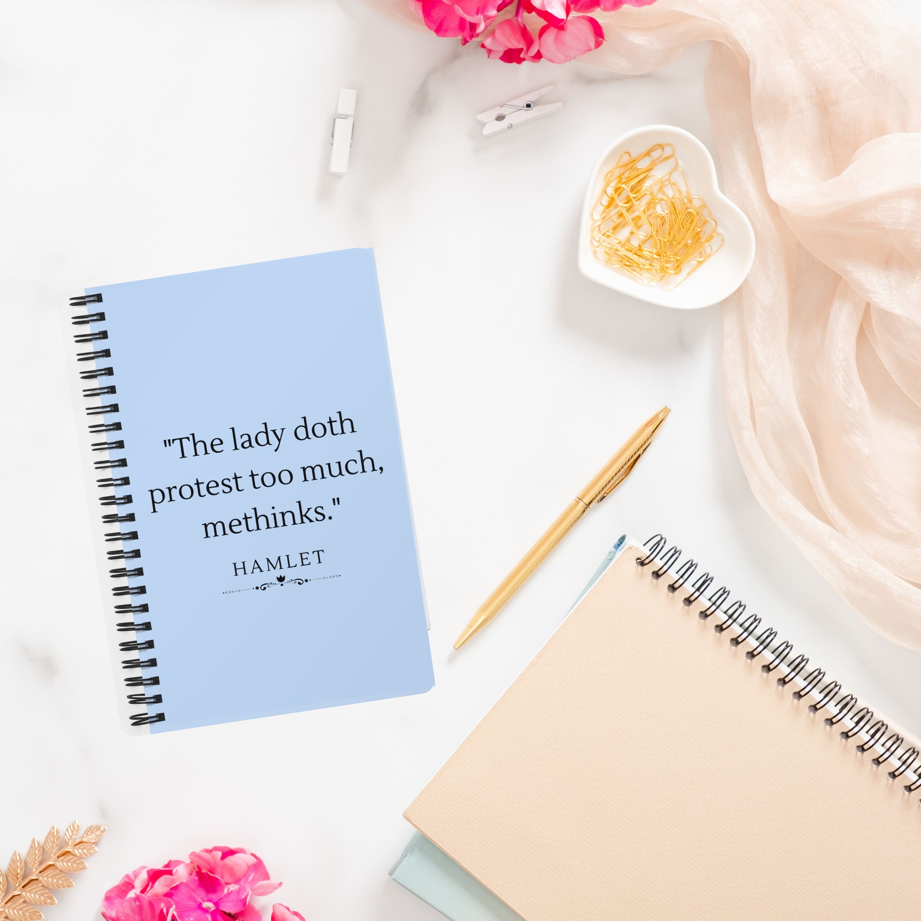 The Lady Doth Protest Too Much, Methinks Hamlet Quote, Literature ...