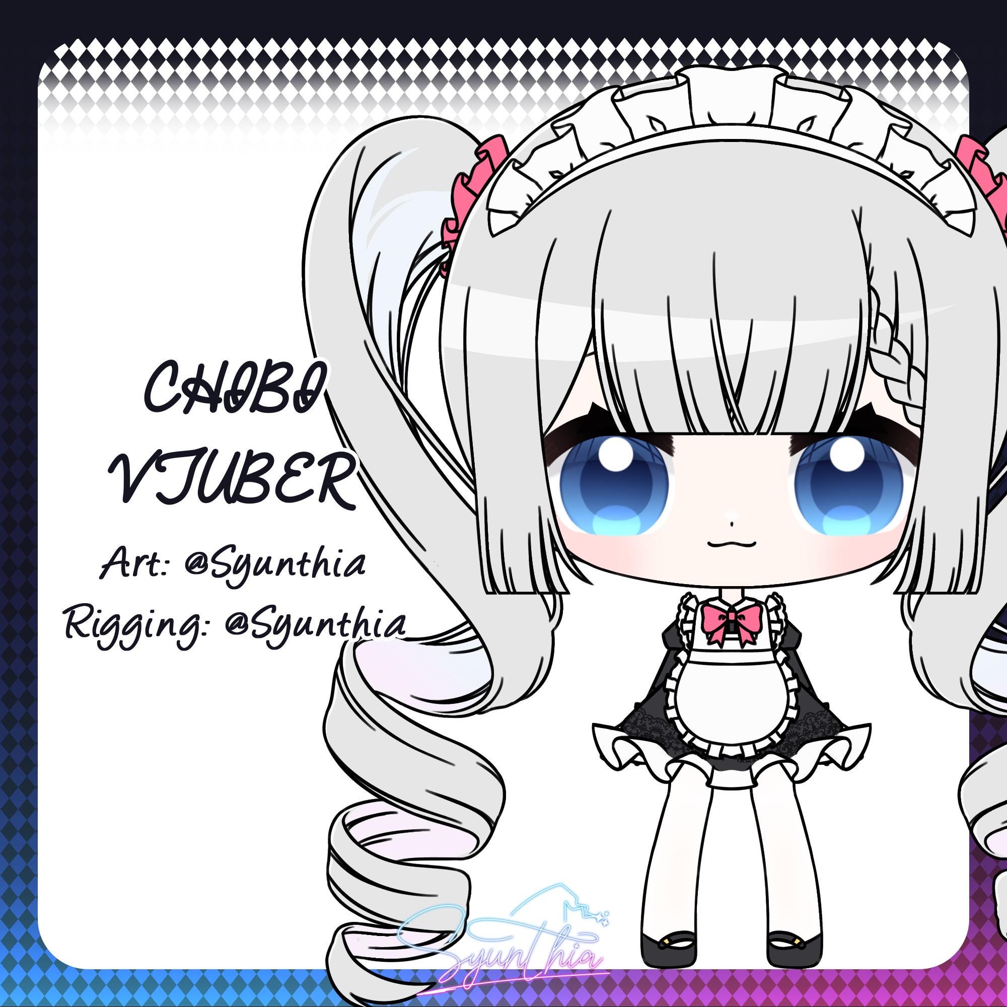 Premade Female Live2d Vtuber Model | Commercial Use | Vtube Studio Ready to Use Live2d Model ...