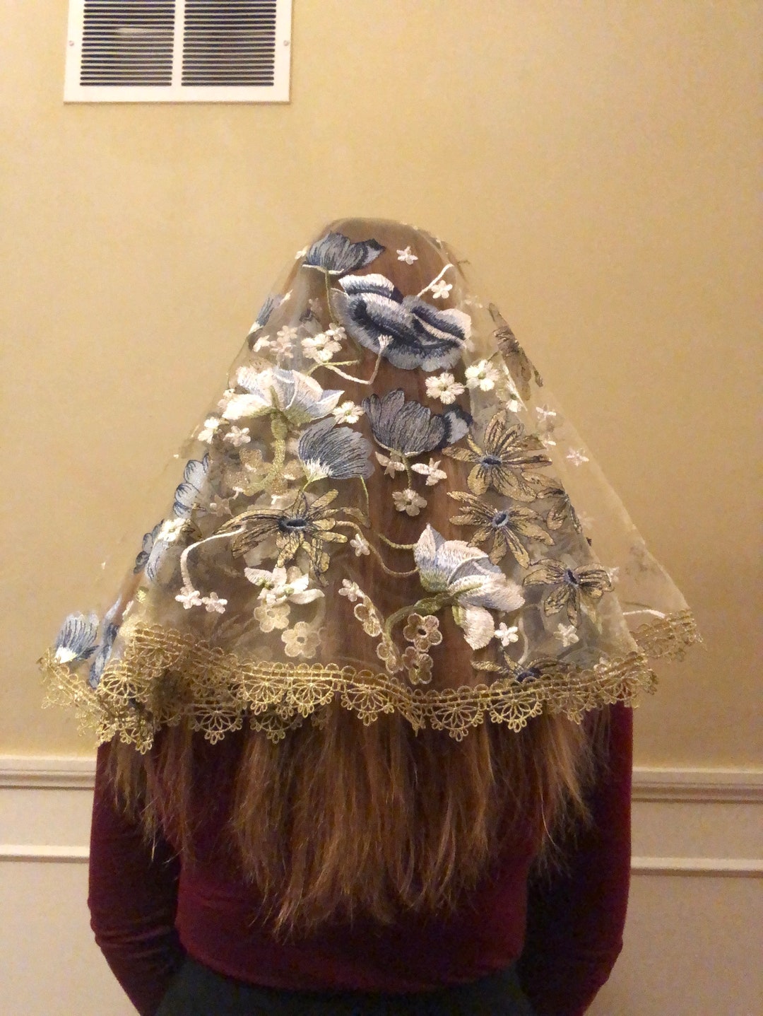 Bernadette (chapel Veil, Mass Veil, Lace Veil, Chapel Veil, Catholic ...