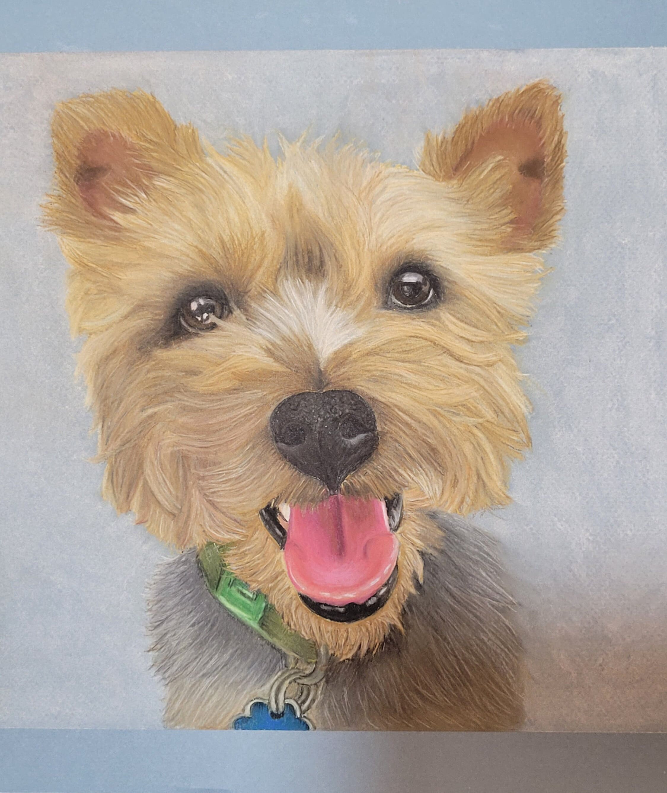 Custom Pastel Hand Drawn Pet Portraits, Pet Parent Gift, Dog Parent ...