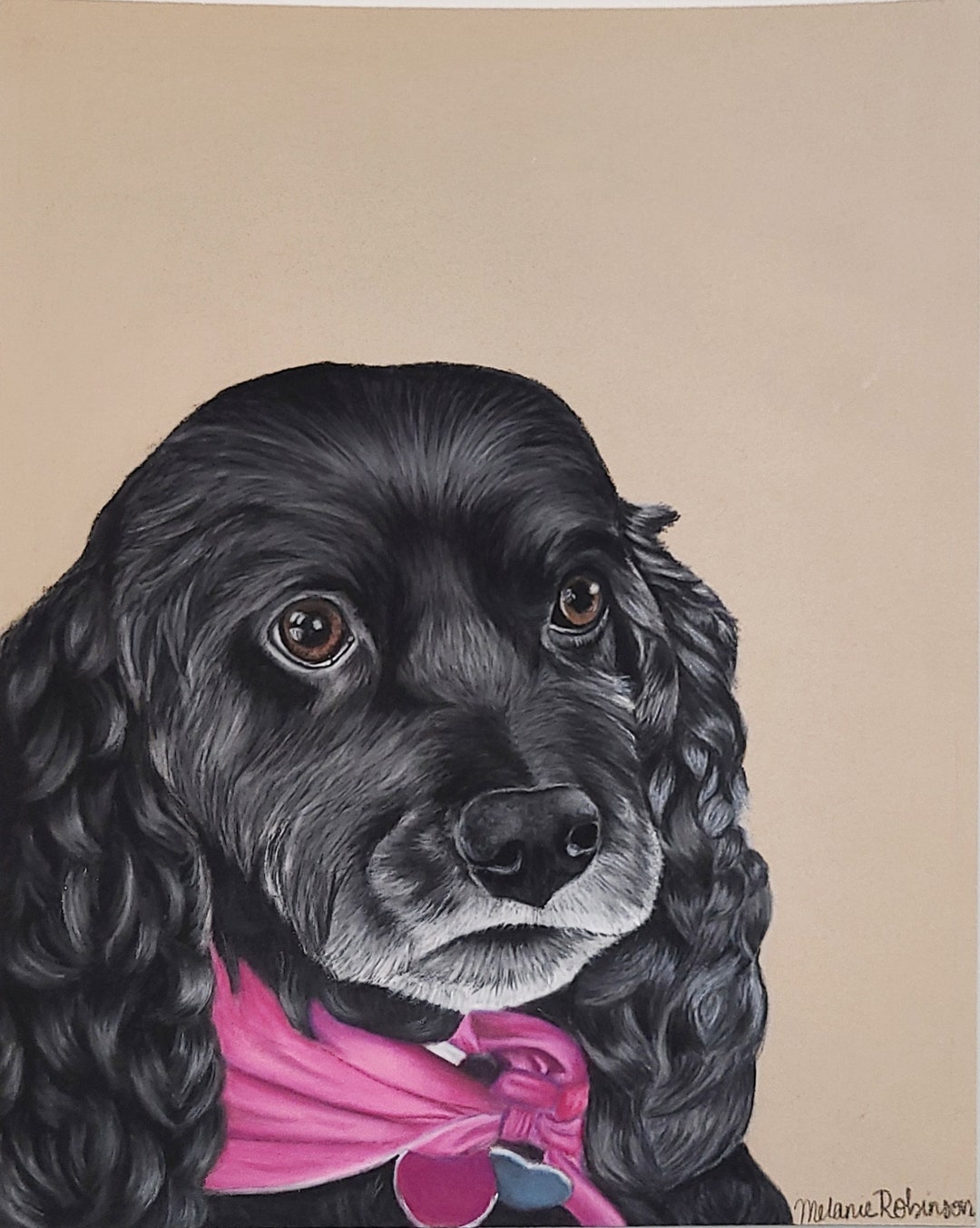 Custom Pastel Hand Drawn Pet Portraits, Custom Hand Drawn Dog Portrait ...