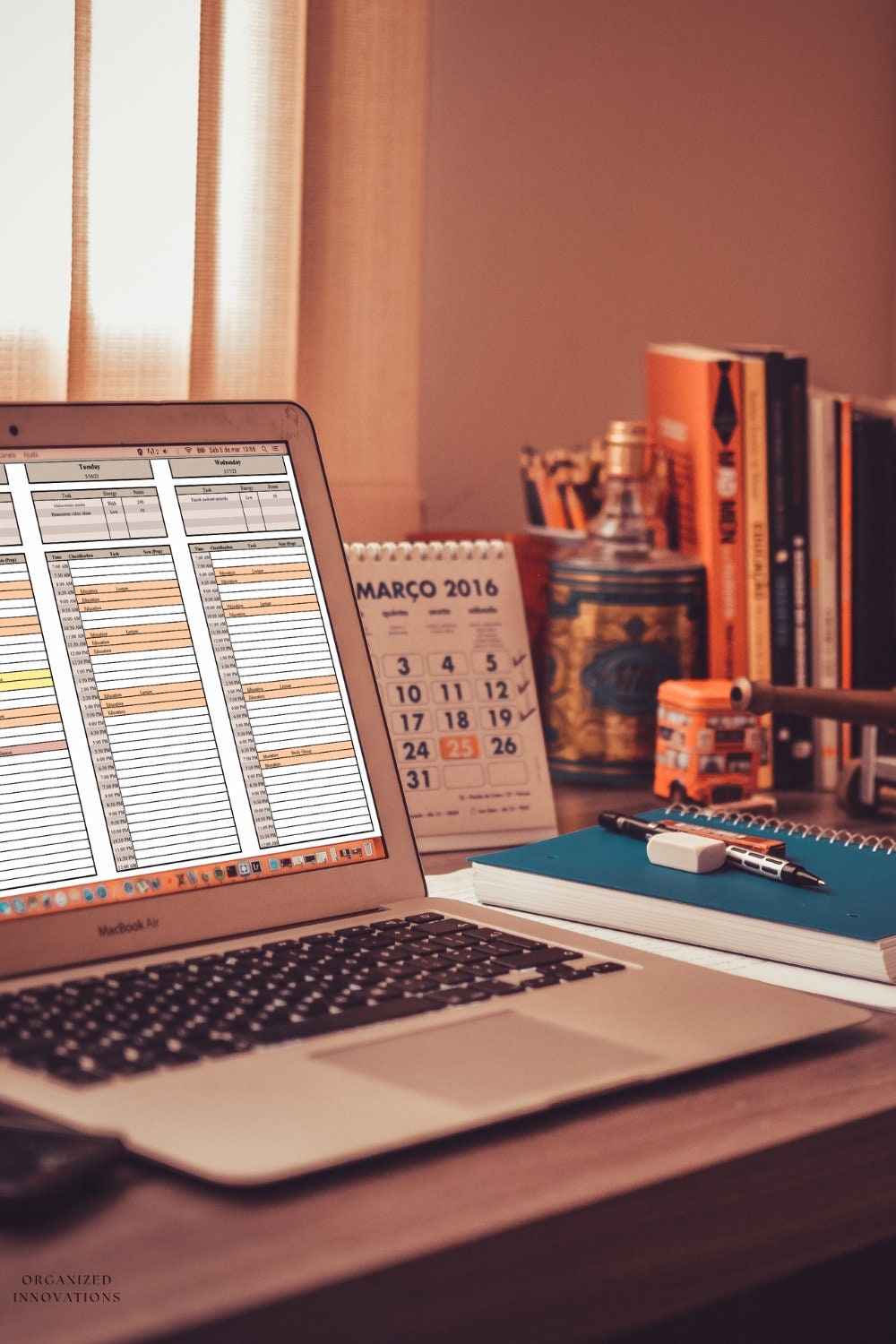 Digital Planner Excel Template | Personal Planner | Daily Planner ...
