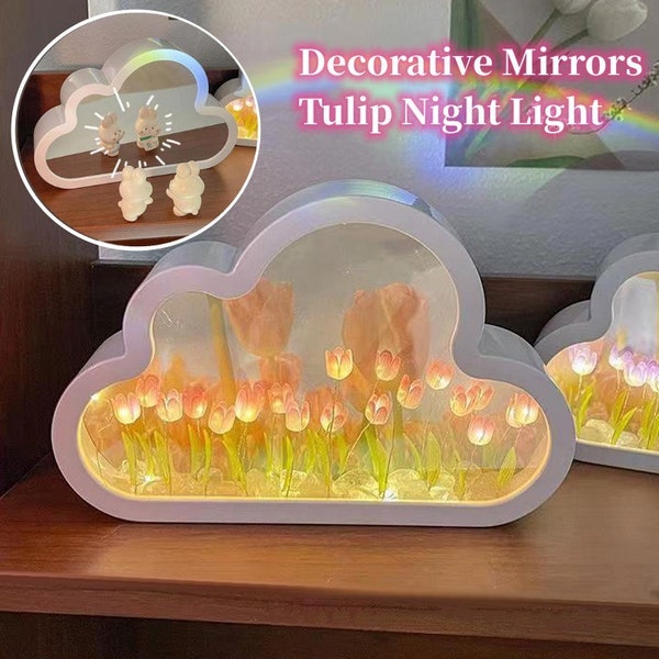 Tulip Cloud Mirror - Etsy