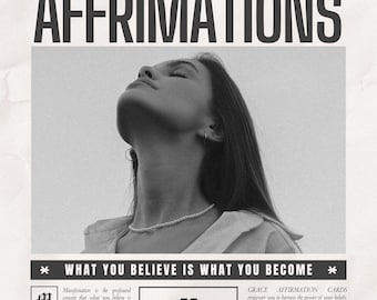 Grace Affirmation Cards - Etsy