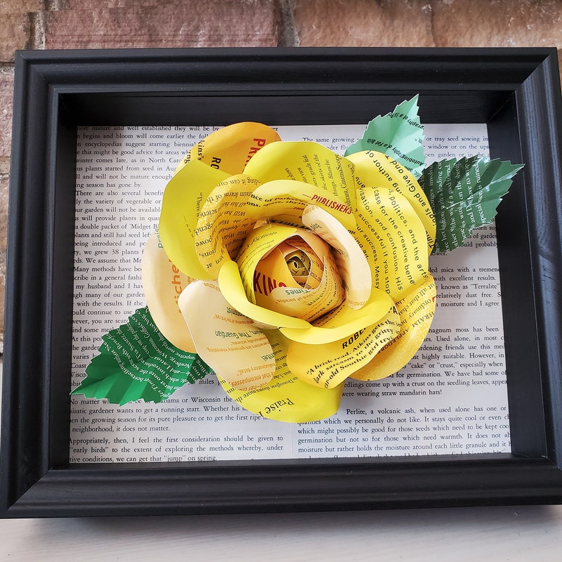 Upcycled Book Art - Etsy